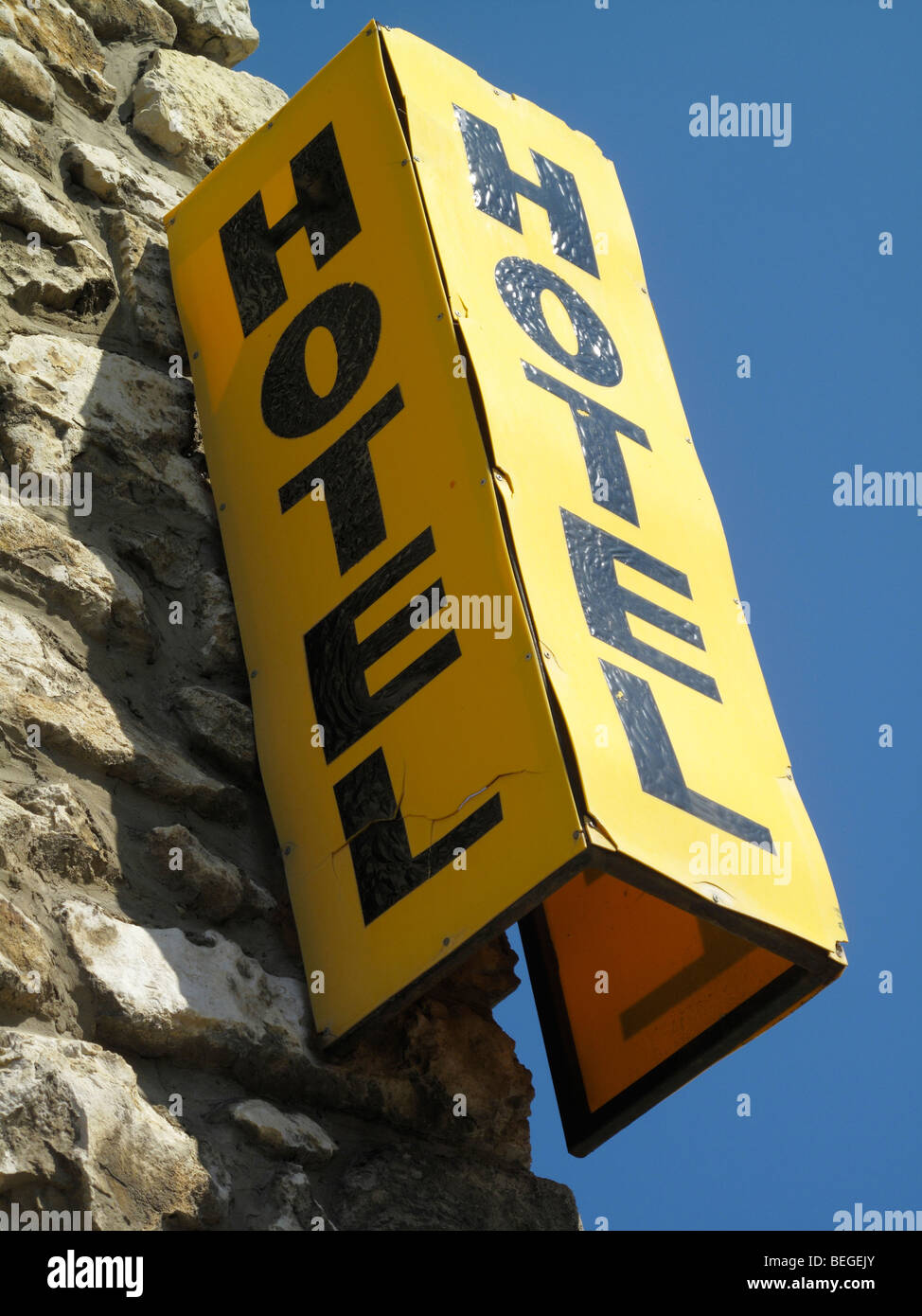 A hotel sign Stock Photo - Alamy