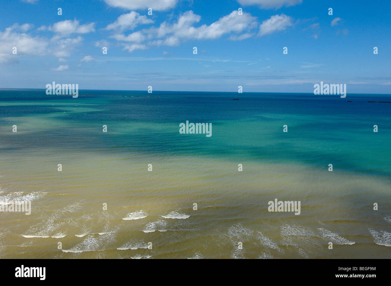 Arromanches beach( D. Day landing beach at Second World). Arromanches ...