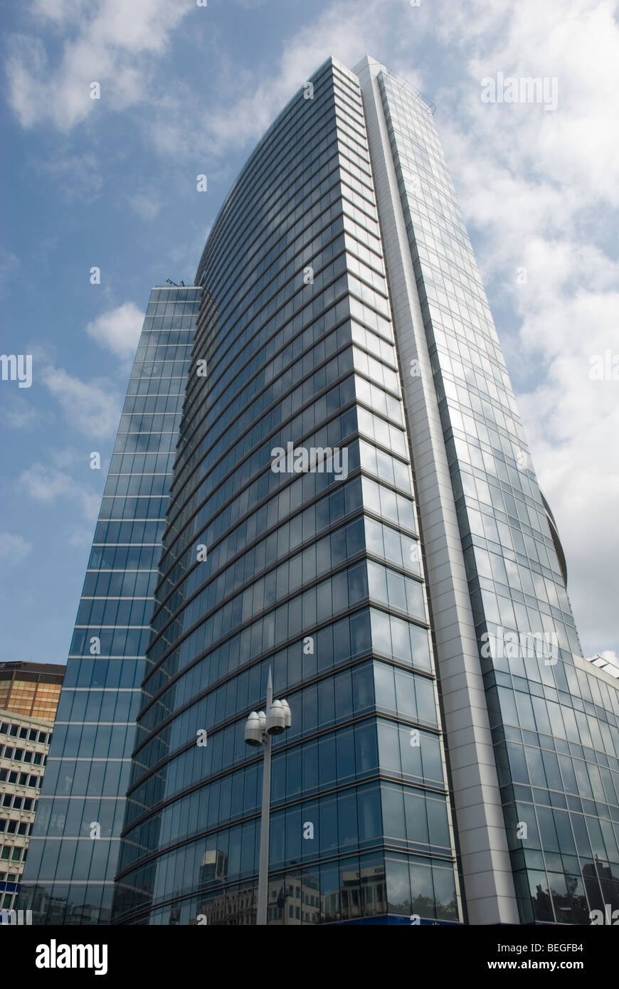 Madou Plaza tower, Brussels (part of the European Commision Stock Photo ...