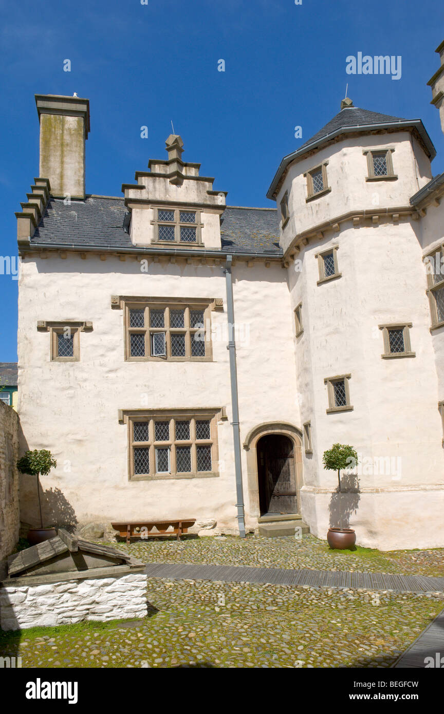 Plas Mawr medieval house, Conwy, Gwynedd, Wales, United Kingdom Stock ...