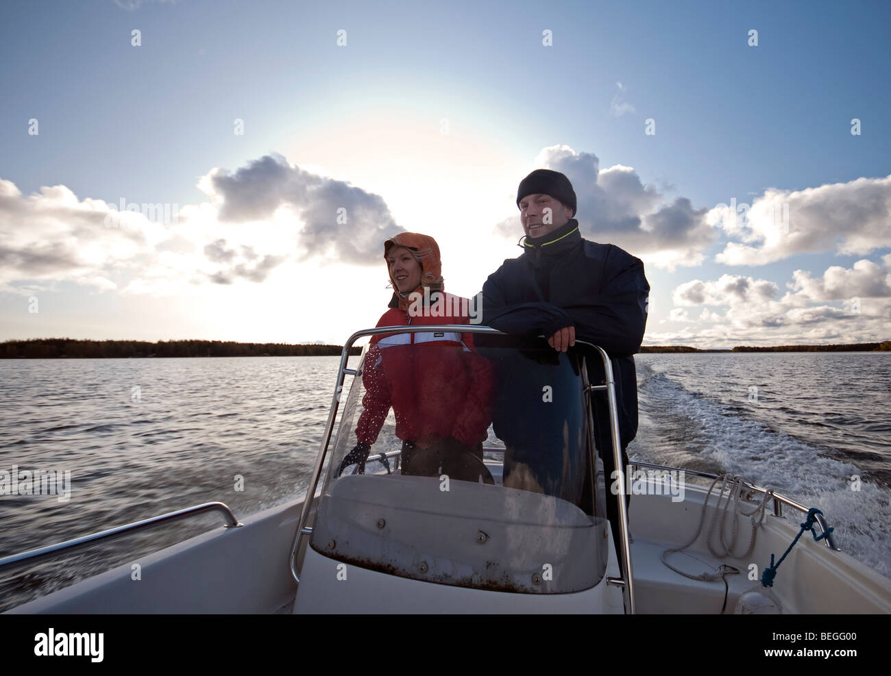 Sail motorboat hi-res stock photography and images - Alamy