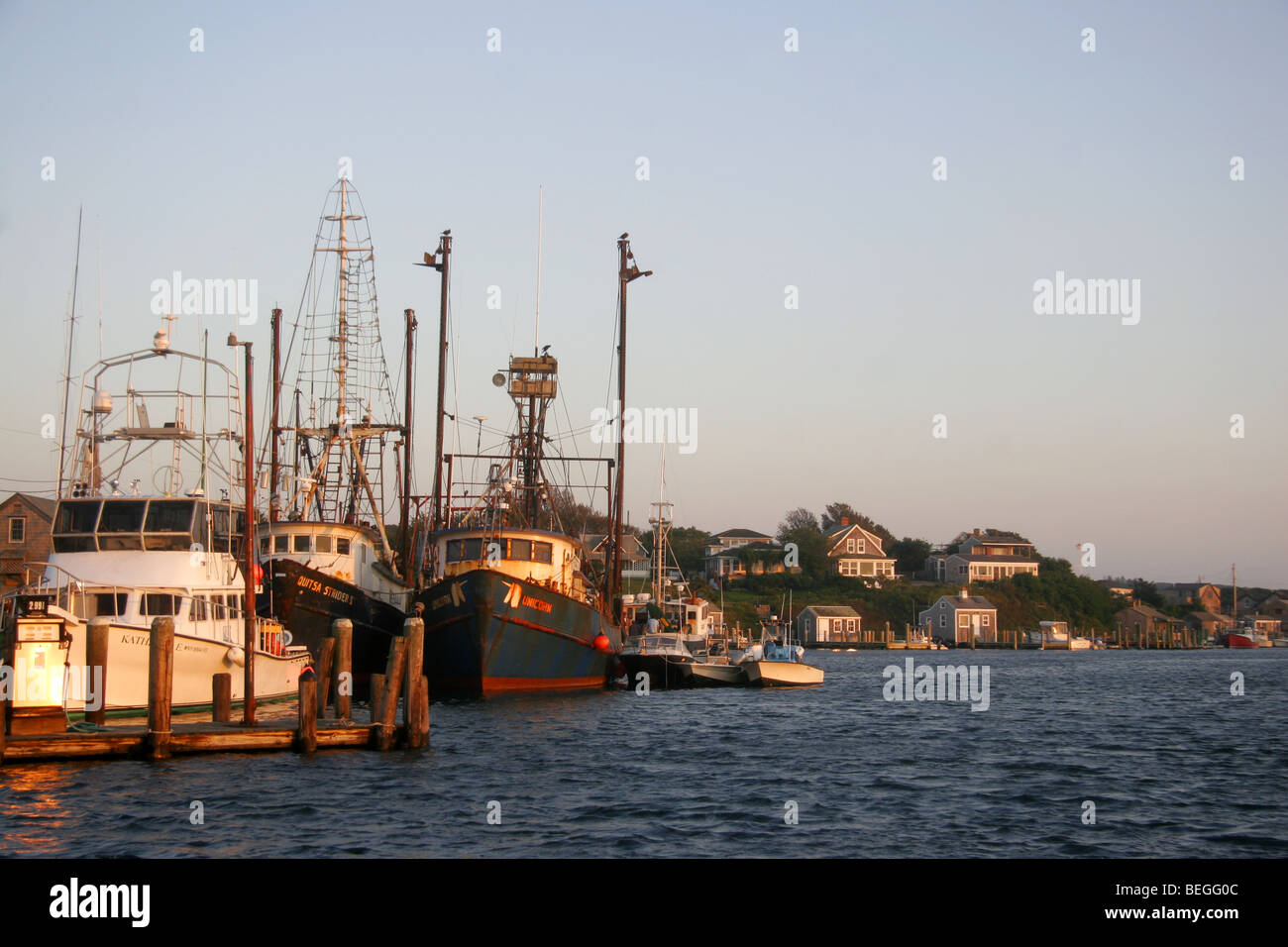 Port at Menemsha, Martha's Vineyard, Cape Cod, New England ...