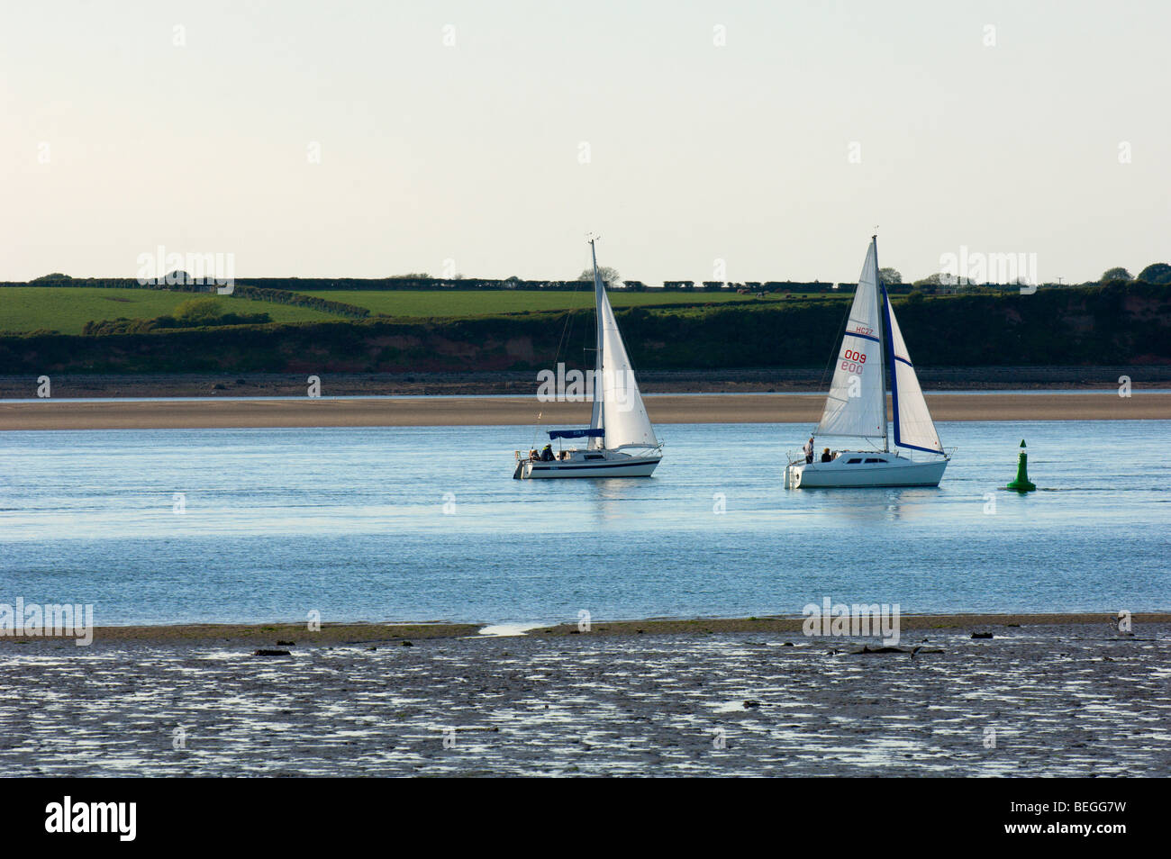 Sailing Boats Menai Straits Wales High Resolution Stock Photography and ...
