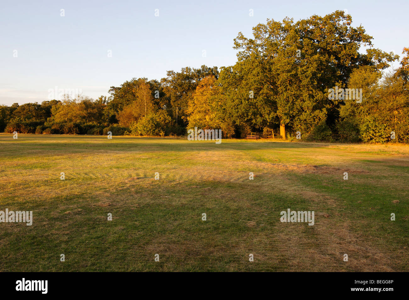 Fairground Sunset, Mortimer Common, Berkshire Stock Photo - Alamy