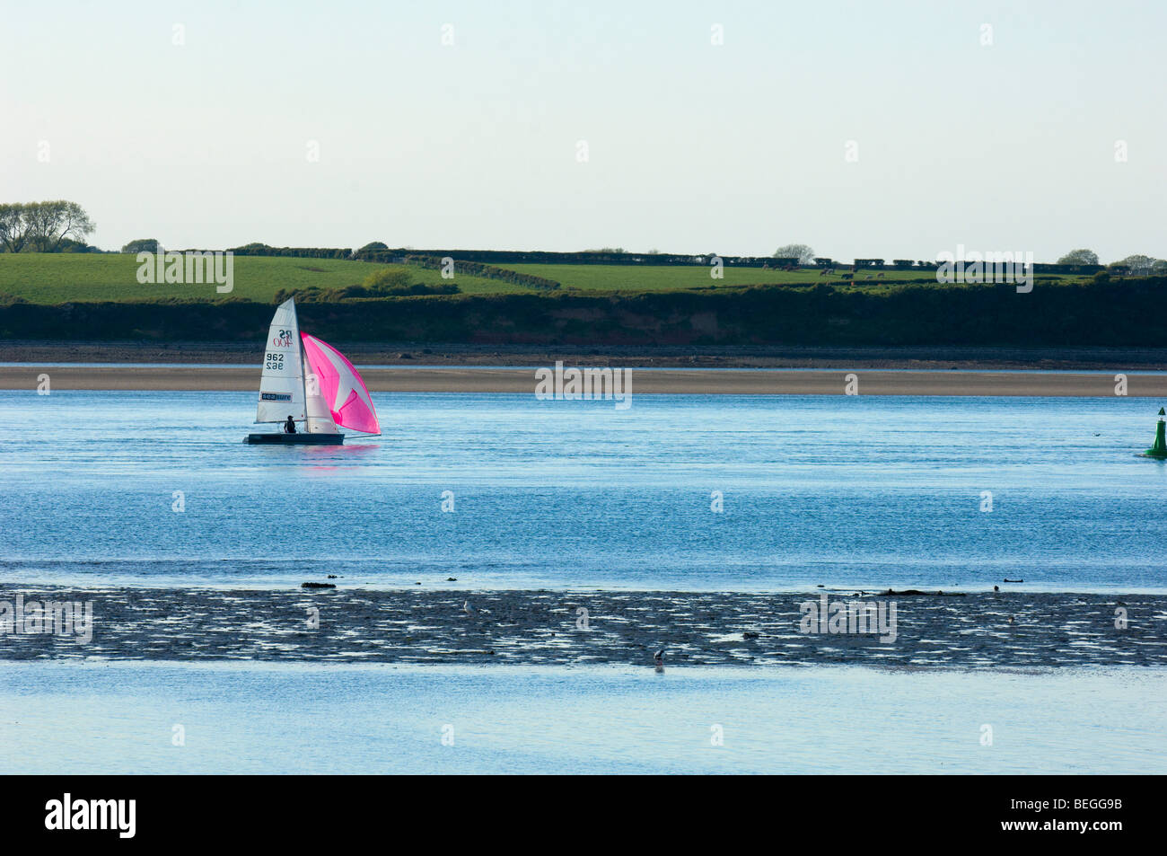 Sailing boats, Menai Straits, Wales, United Kingdom Stock Photo - Alamy