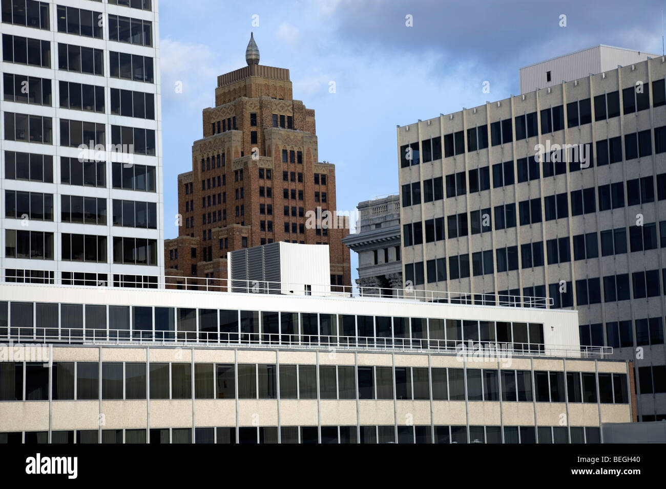 Windows in downtown Milwaukee Stock Photo - Alamy