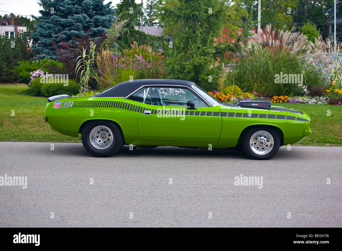 1974 Plymouth Barracuda Muscle Car Stock Photo - Alamy