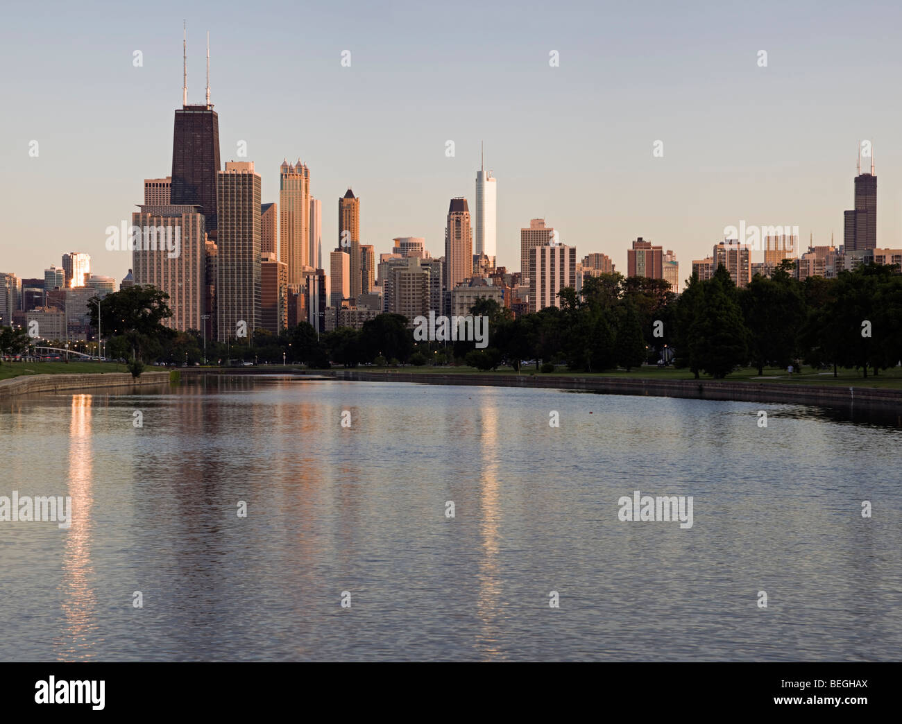 Summer day in Chicago Stock Photo - Alamy