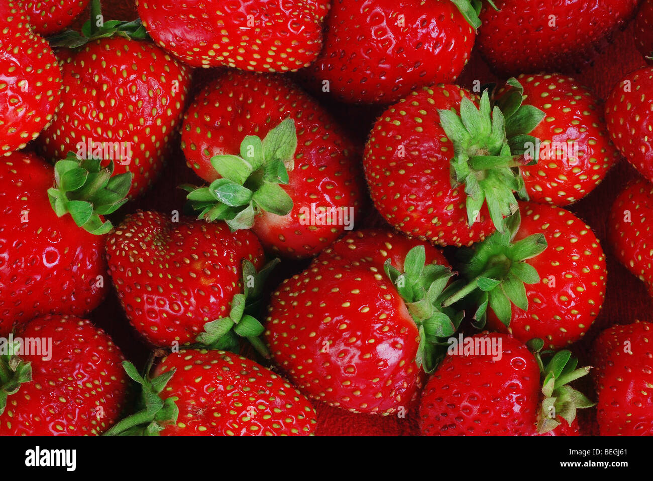 Group of strawberries,colseup,background Stock Photo - Alamy