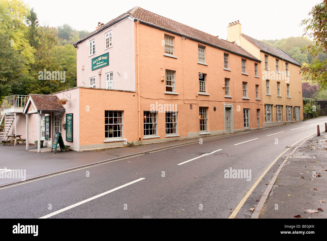 Cox's MIll hotel in Cheddar gorge Stock Photo - Alamy
