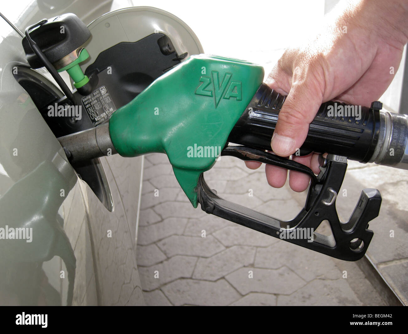Filling the tank Stock Photo - Alamy
