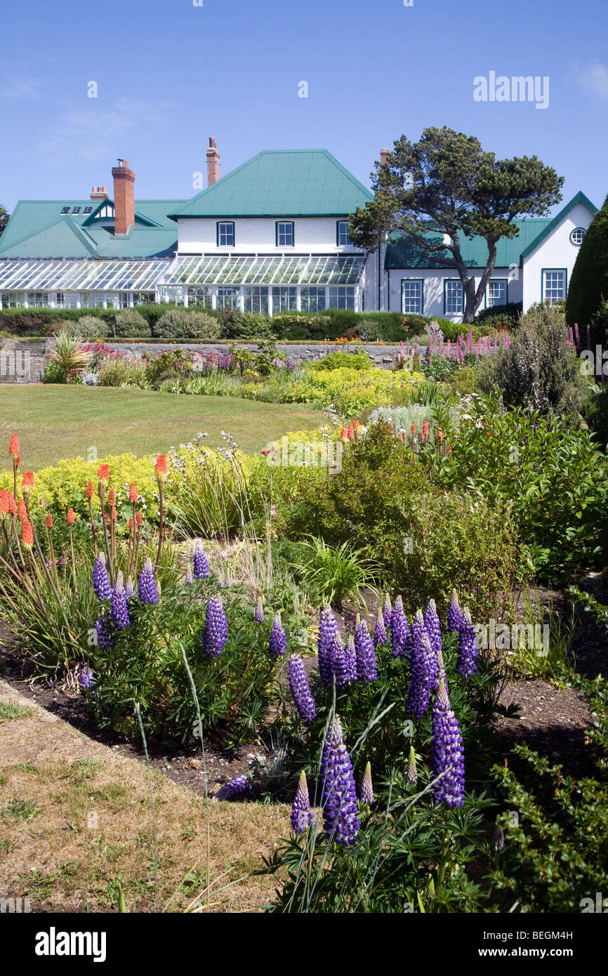 Government House, Port Stanley, Falkland Islands Stock Photo - Alamy