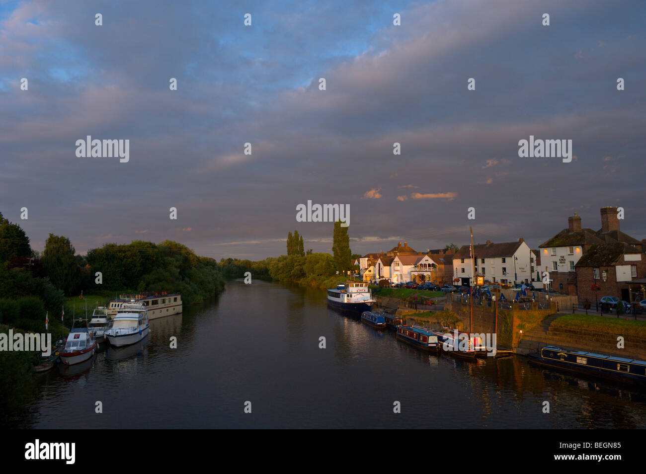 Upton upon Severn, Worcestershire, England, United Kingdom Stock Photo ...