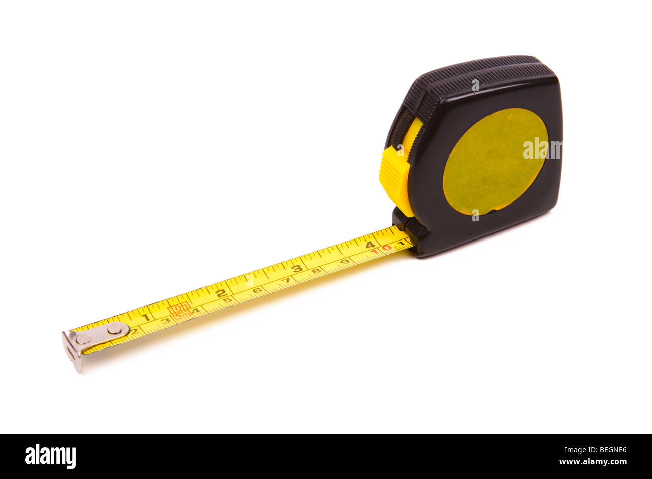 Tape measure isolated on white background Stock Photo - Alamy