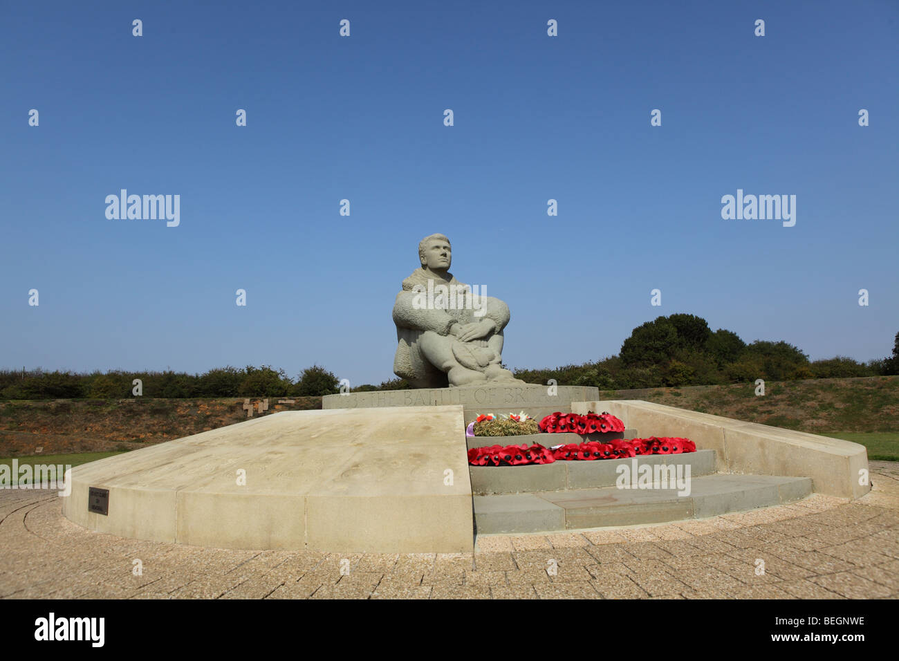 The Battle of Britain Memorial Kent UK Stock Photo - Alamy