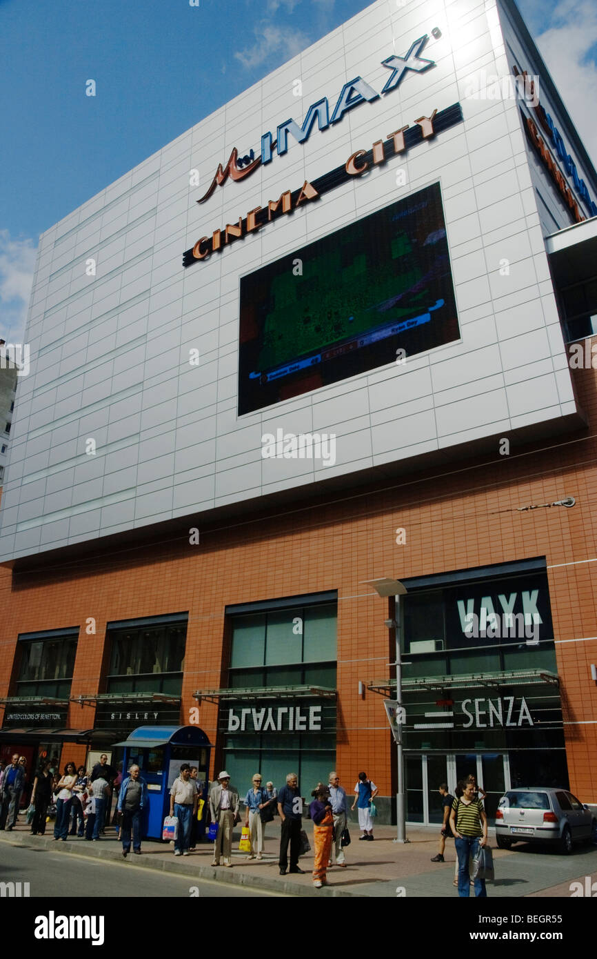 Contemporary architecture, shopping mall, Sofia, the capital of ...