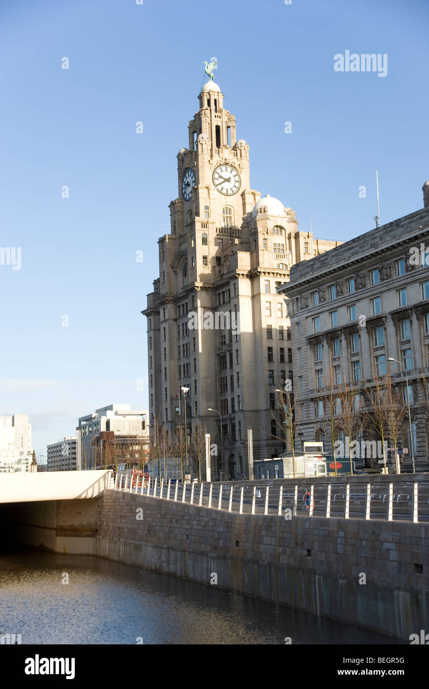 Liver Building and the Cunard Building,Liverpool Stock Photo - Alamy