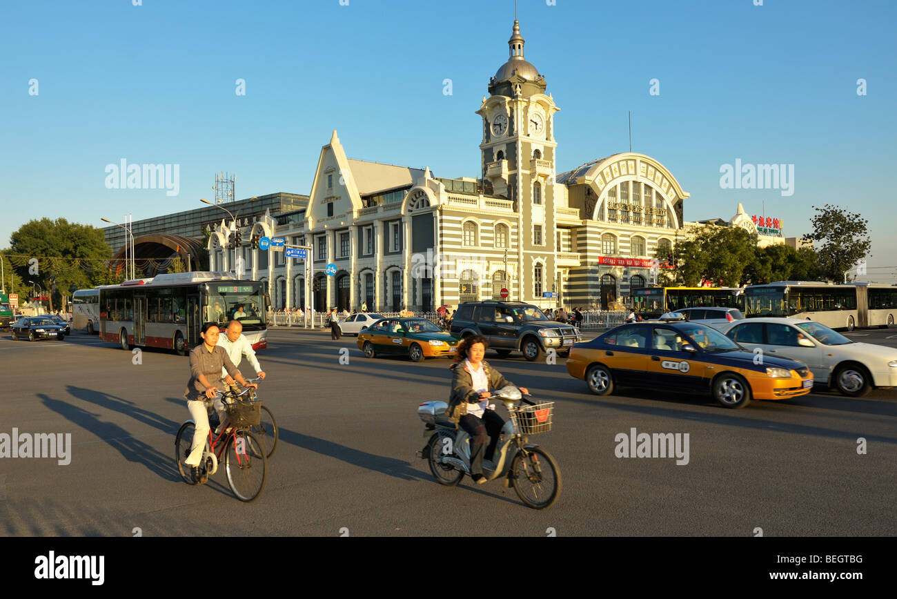 Old Qianmen Beijing Railway Station Stock Photo - Alamy
