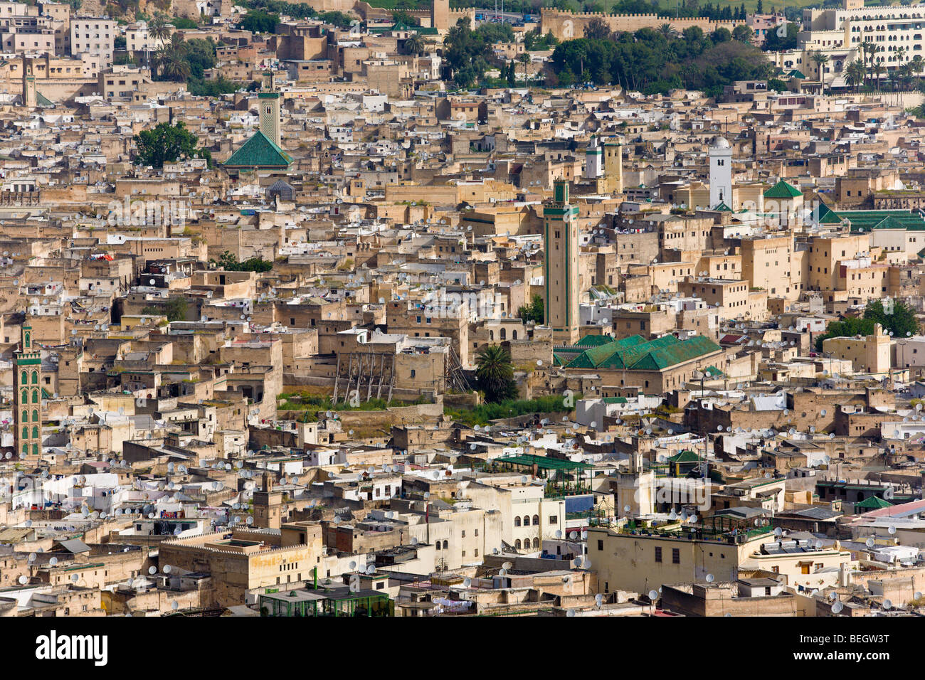 City view of Fez Morocco Stock Photo - Alamy