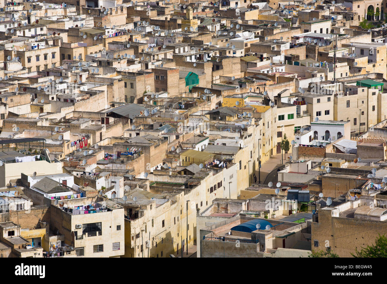 Rooftops of fes hi-res stock photography and images - Alamy