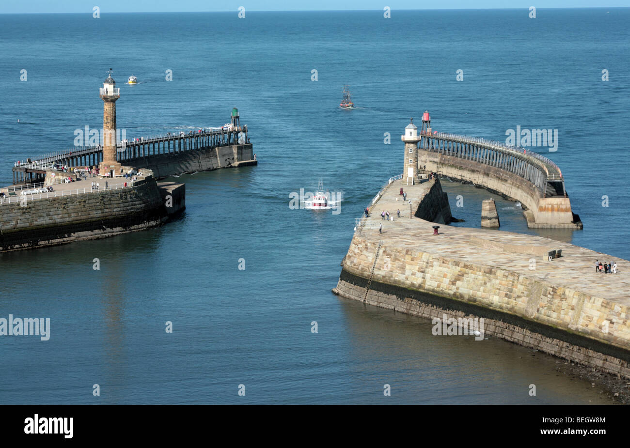 Whitby East And West Piers High Resolution Stock Photography and Images ...