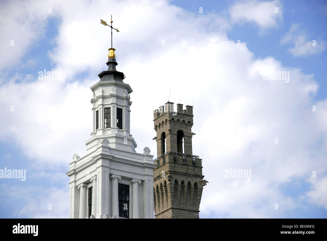 Tops of towers in Provincetown, Cape Cod, New England, Massachusetts ...