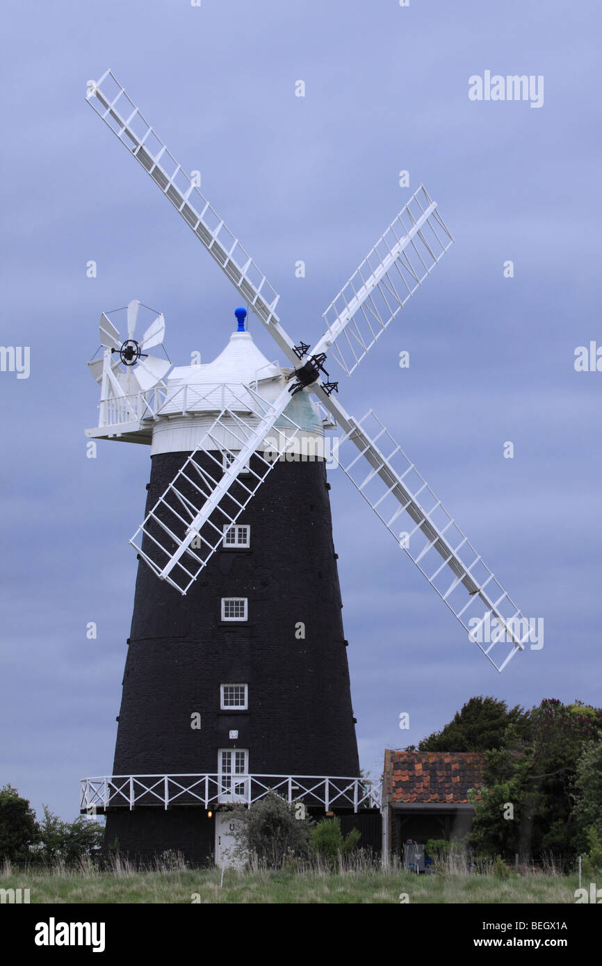 Union Mills,Burnham Overy, windmill Norfolk, England, UK Stock Photo ...