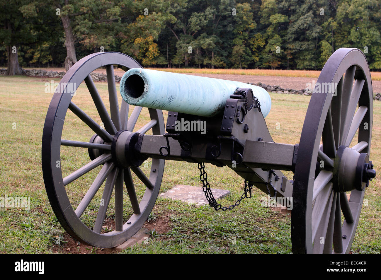 Cannon on the Gettysburg battlefield Stock Photo - Alamy