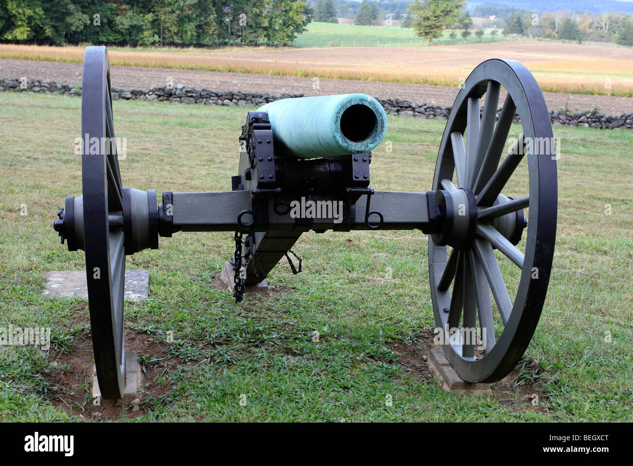 Cannon on the Gettysburg battlefield Stock Photo - Alamy