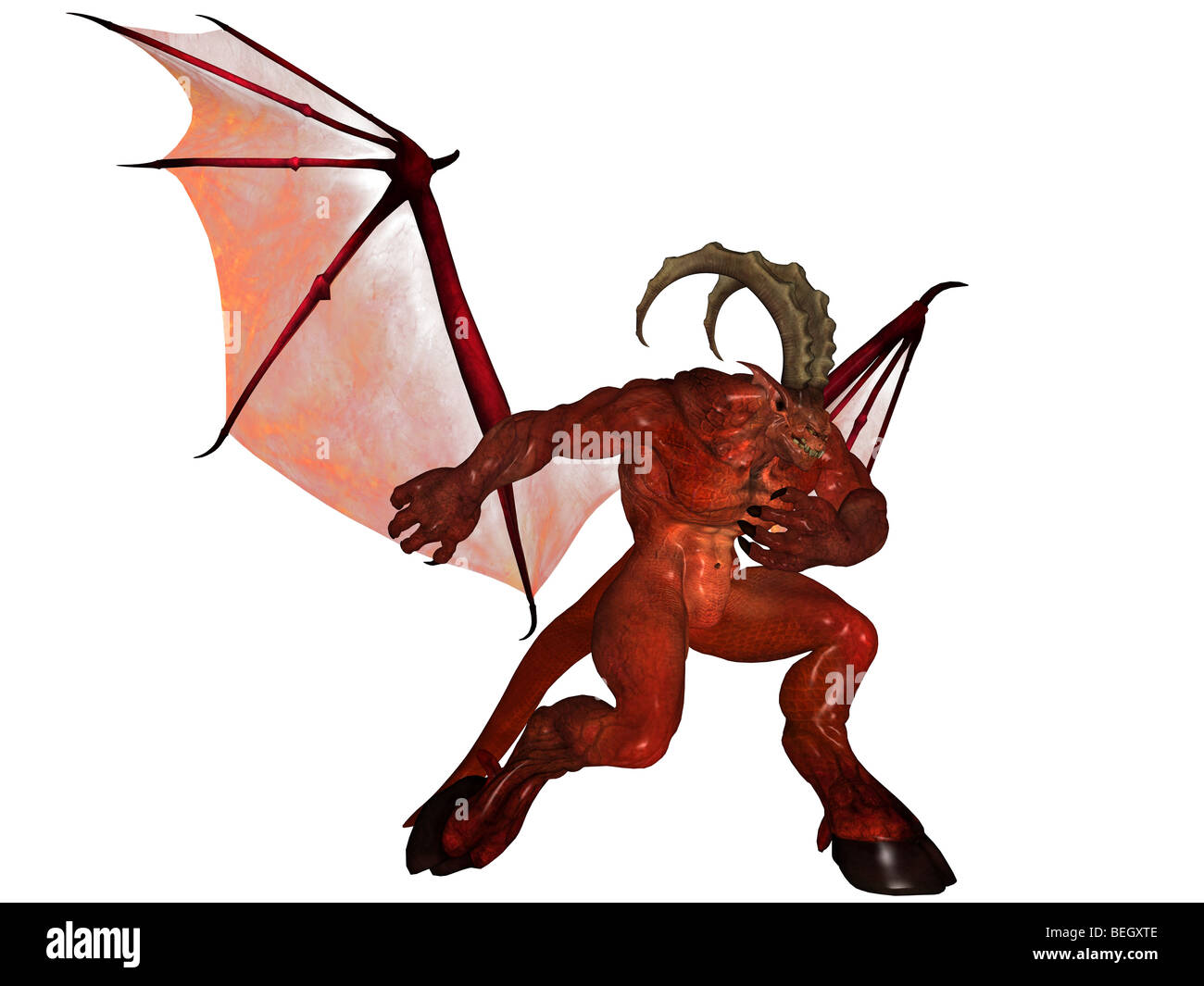 Demon attacking hi-res stock photography and images - Alamy