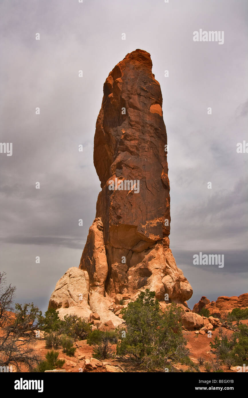 Dark Angel, Arches National Park, Utah, USA Stock Photo - Alamy