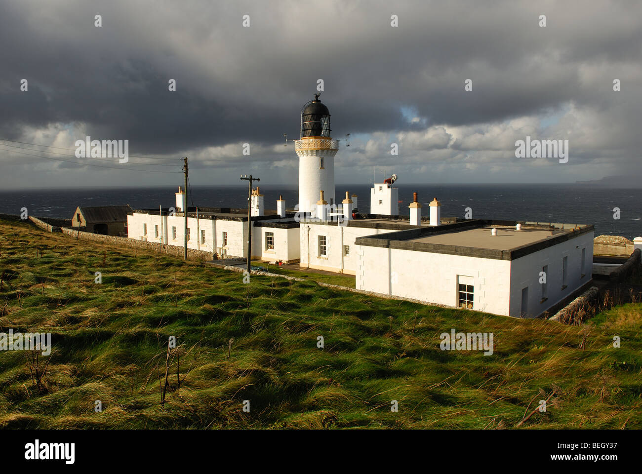 Dunnet Head Lighthouse.Scotland Stock Photo - Alamy