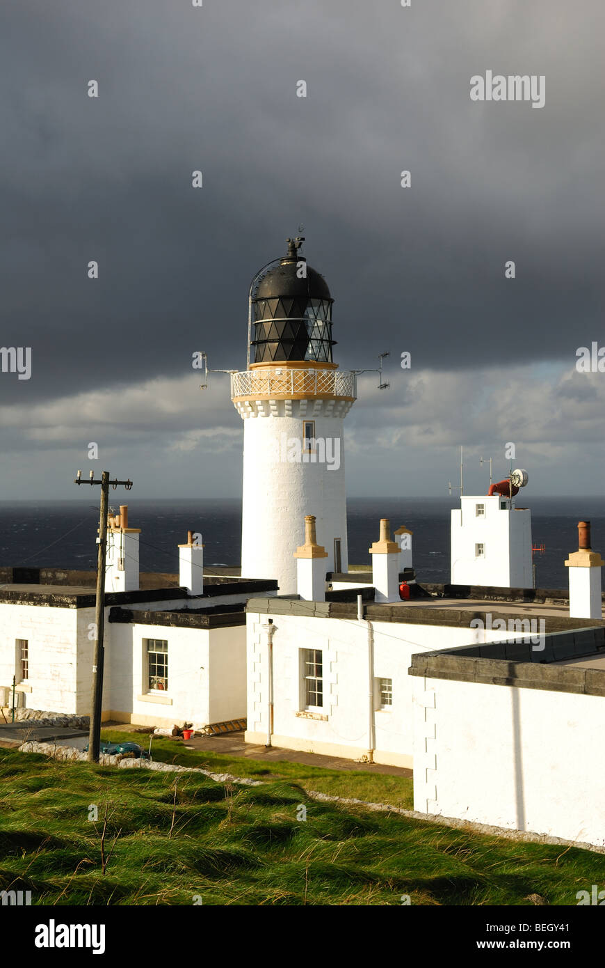 Dunnet Head Lighthouse.Scotland Stock Photo - Alamy