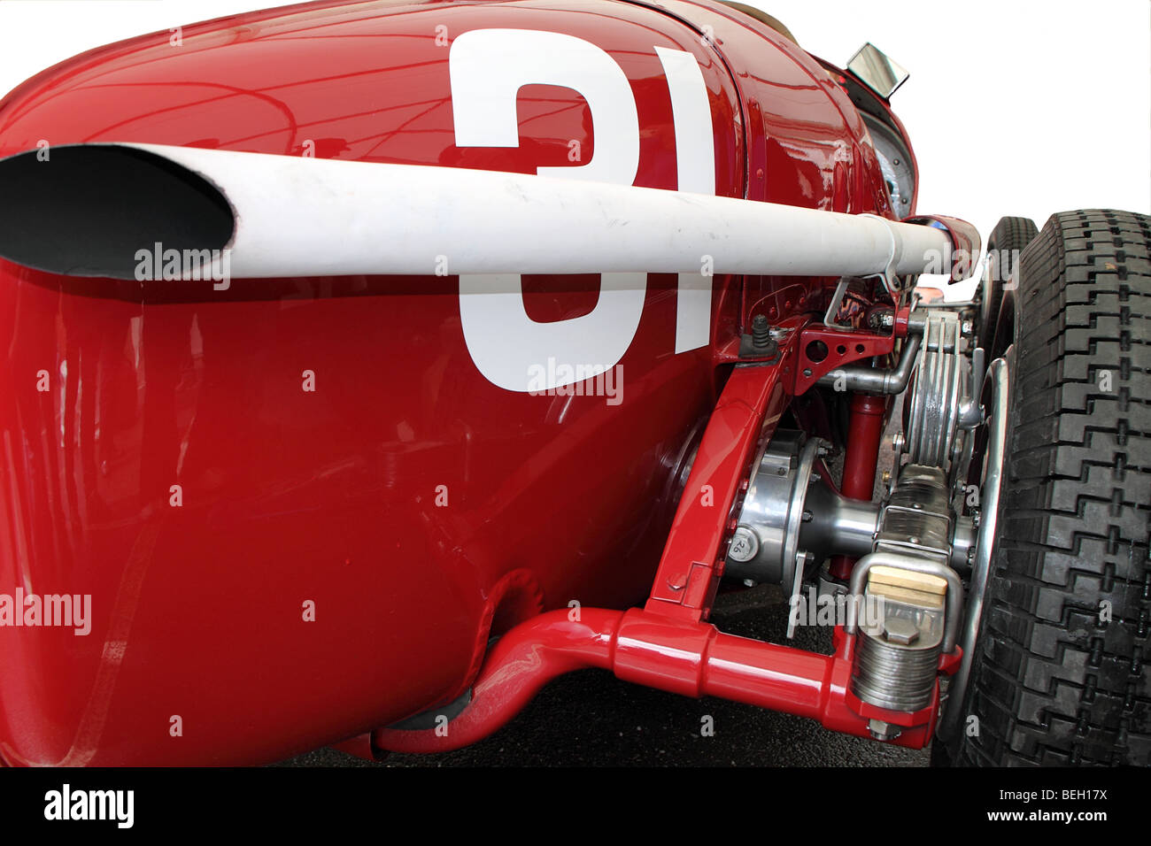 Detail of an Alpha Romeo Tipo B P3, 1931 model Stock Photo - Alamy