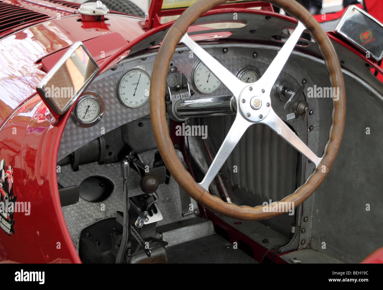 Detail of an Alpha Romeo Tipo B P3, 1931 model Stock Photo - Alamy