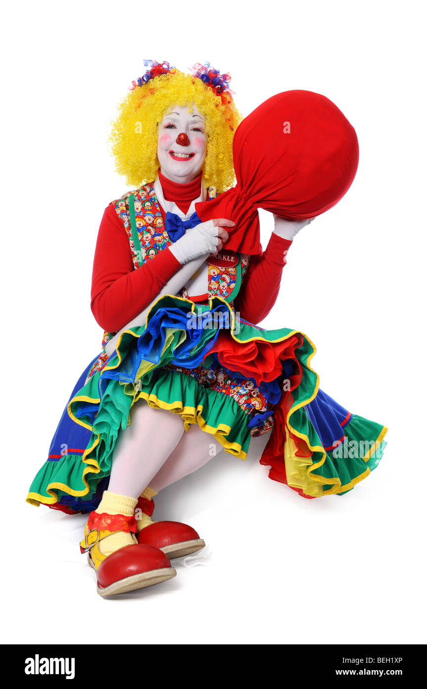 Woman Clown Happy High Resolution Stock Photography and Images - Alamy