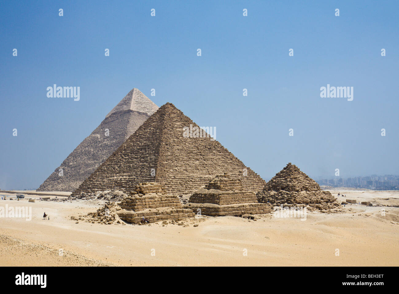 Pyramids of Giza, Cairo, Egypt Stock Photo - Alamy