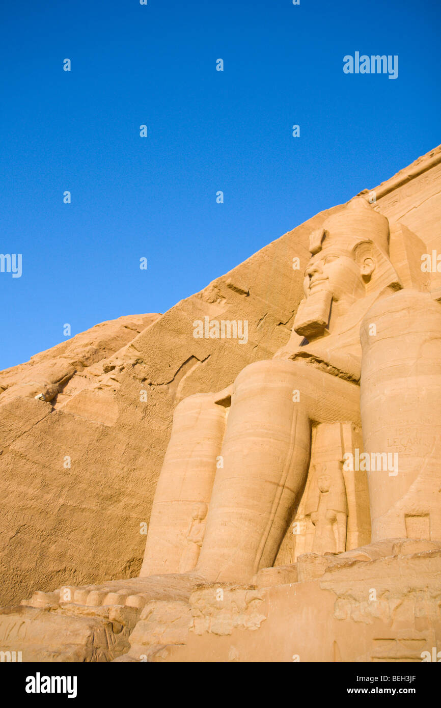 Colossal Statue of Pharao Ramses II., Abu Simbel, Egypt Stock Photo - Alamy