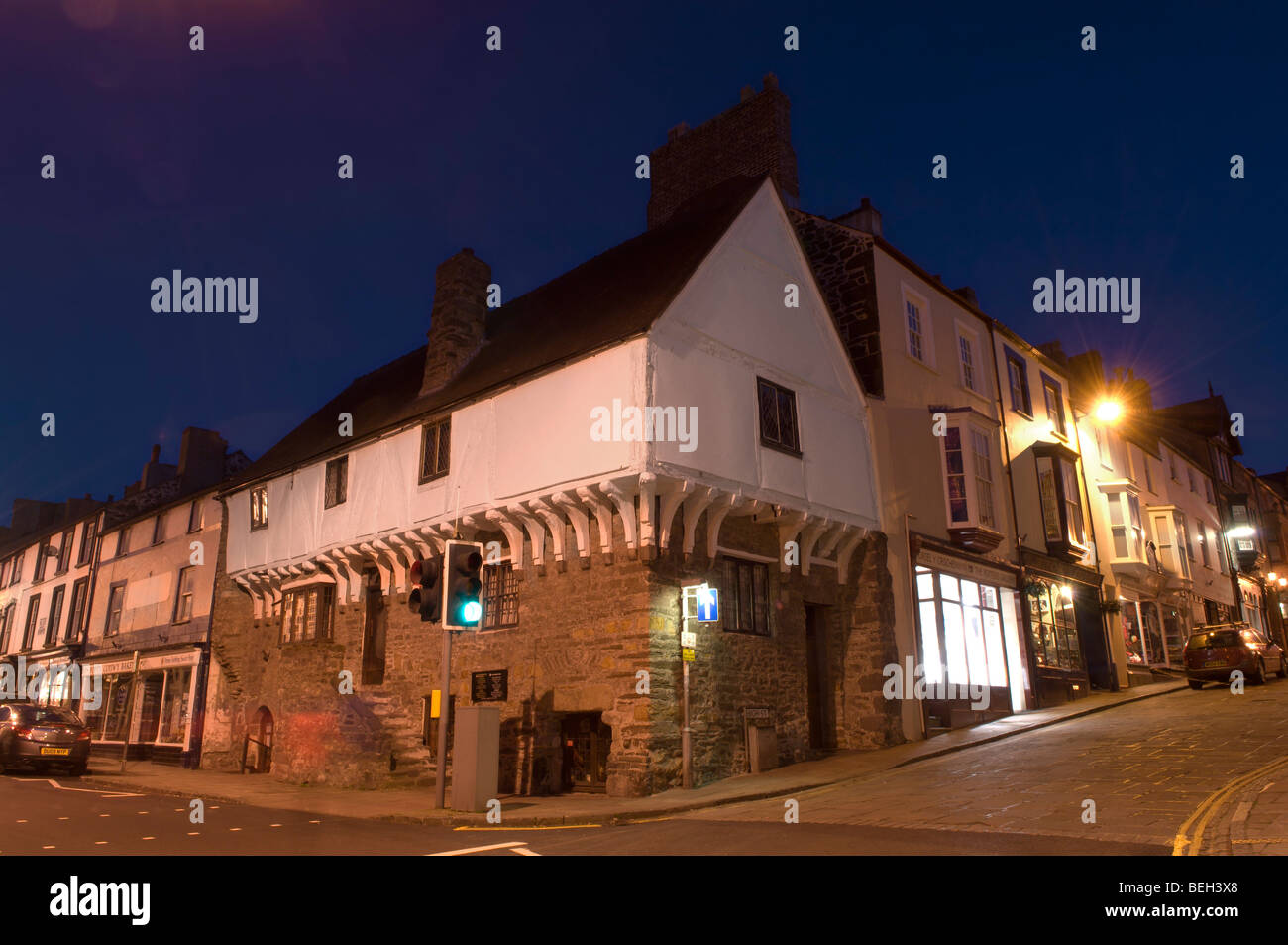 Conwy wales street hi-res stock photography and images - Alamy