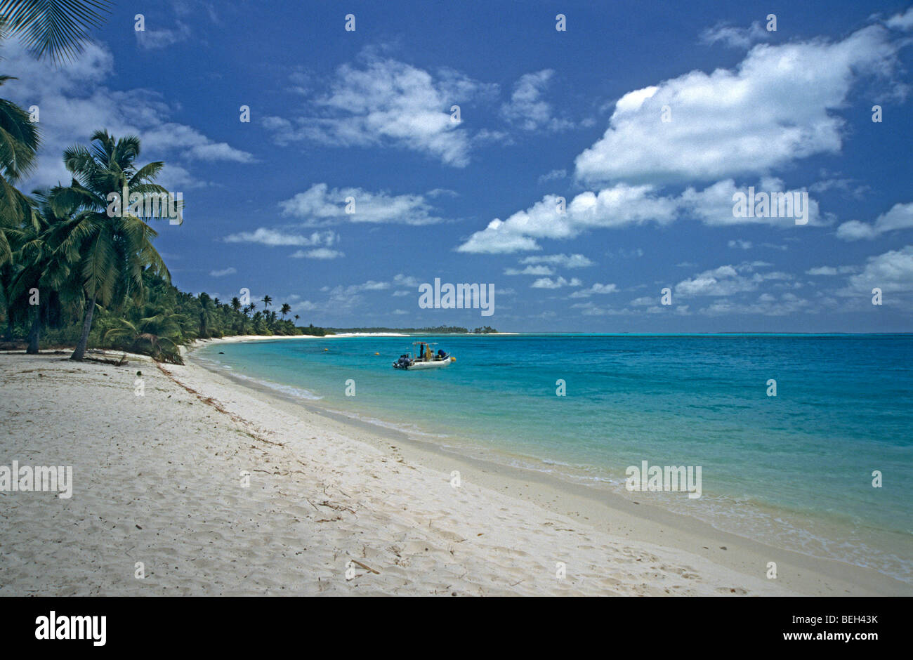 Beach of Direction Island, Cocos Keeling Islands, Australia Stock Photo ...
