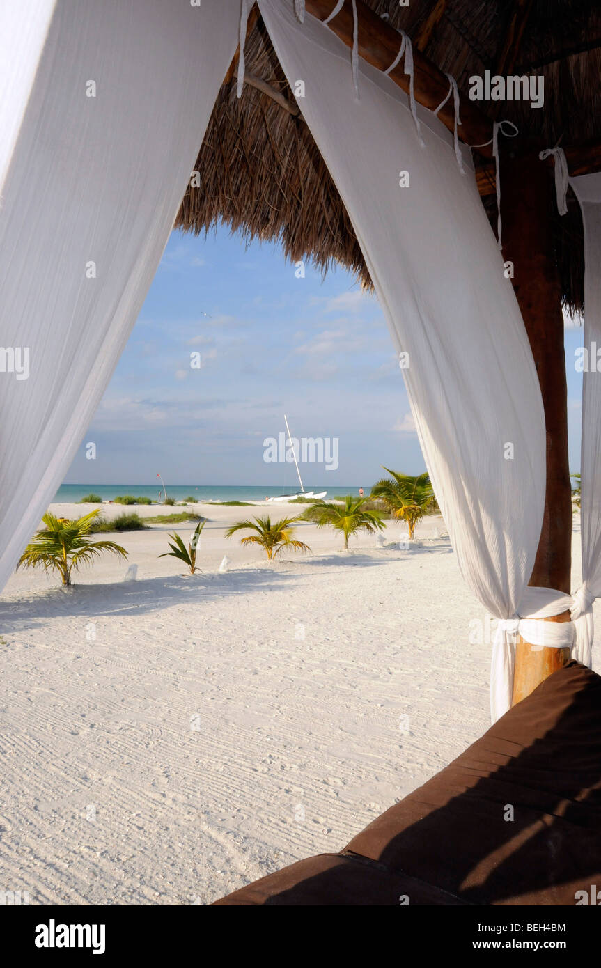 Beach of Holbox Island, Yucatan Peninsula, Caribbean Sea, Mexico Stock ...