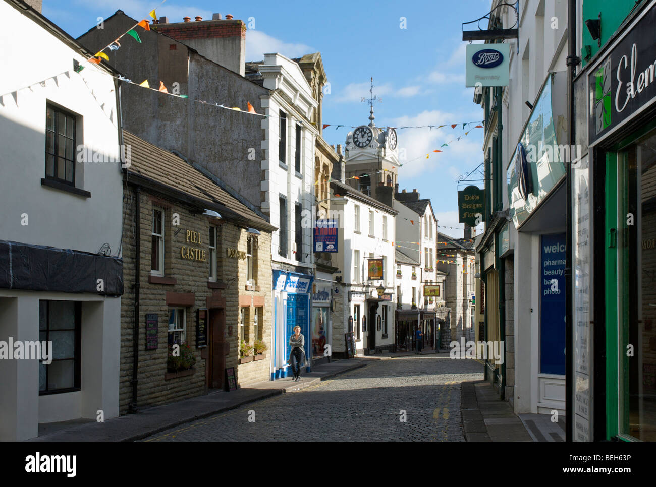 Market street ulverston cumbria england hi-res stock photography and ...