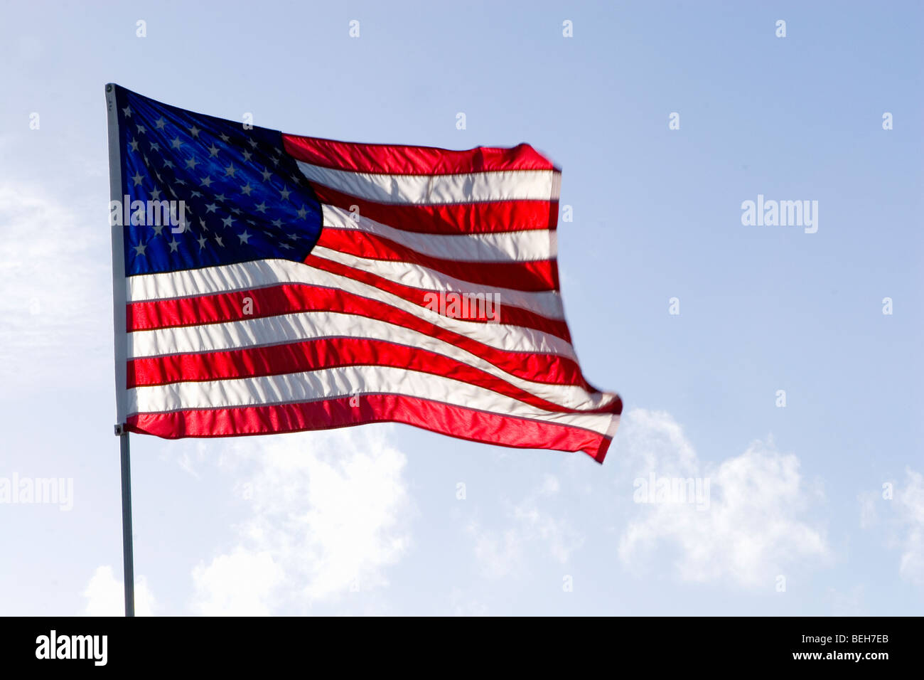 Close-up of an American flag fluttering Stock Photo - Alamy