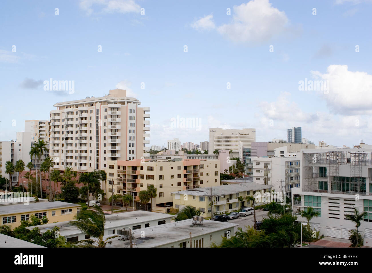 Buildings in a city, South Beach, Miami, Florida, USA Stock Photo - Alamy