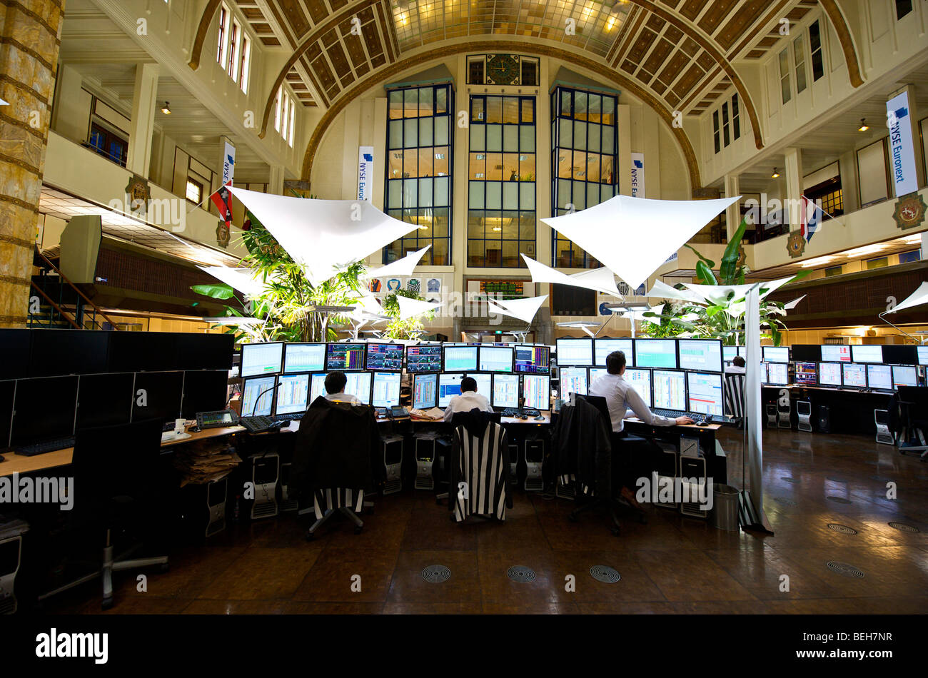 Amsterdam, NYSE Euronext stock Exchange Stock Photo - Alamy
