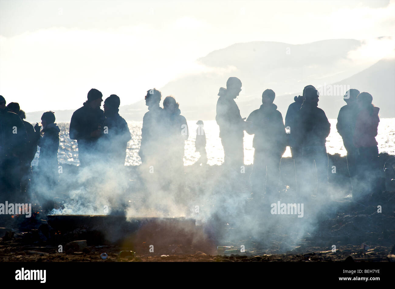 Midsummer bonfire norway hi-res stock photography and images - Alamy