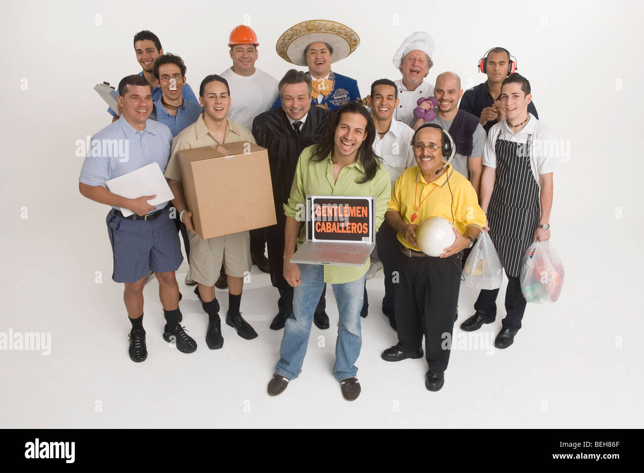 Professions only men hi-res stock photography and images - Alamy