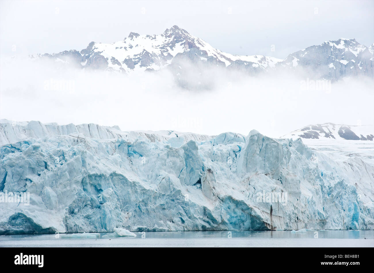 Spitsbergen, Svalbard, 14th of July glacier Stock Photo - Alamy