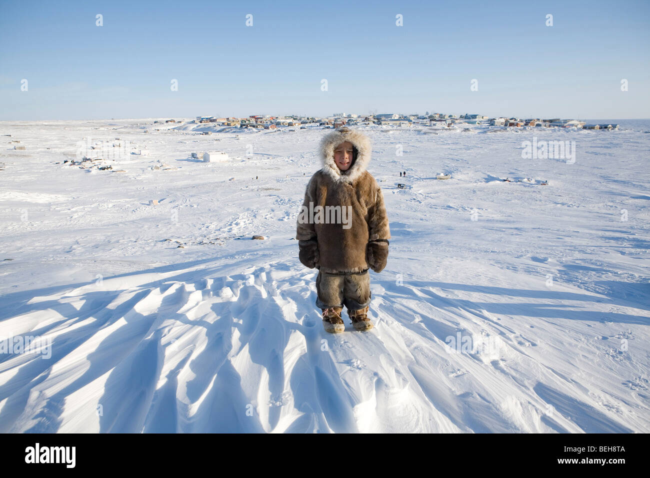 Inuit Child Snow High Resolution Stock Photography and Images - Alamy
