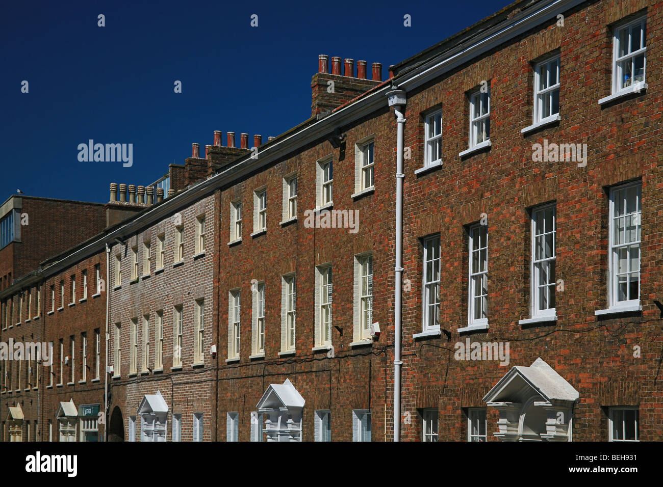 Georgian brick terrace architecture hi-res stock photography and images ...